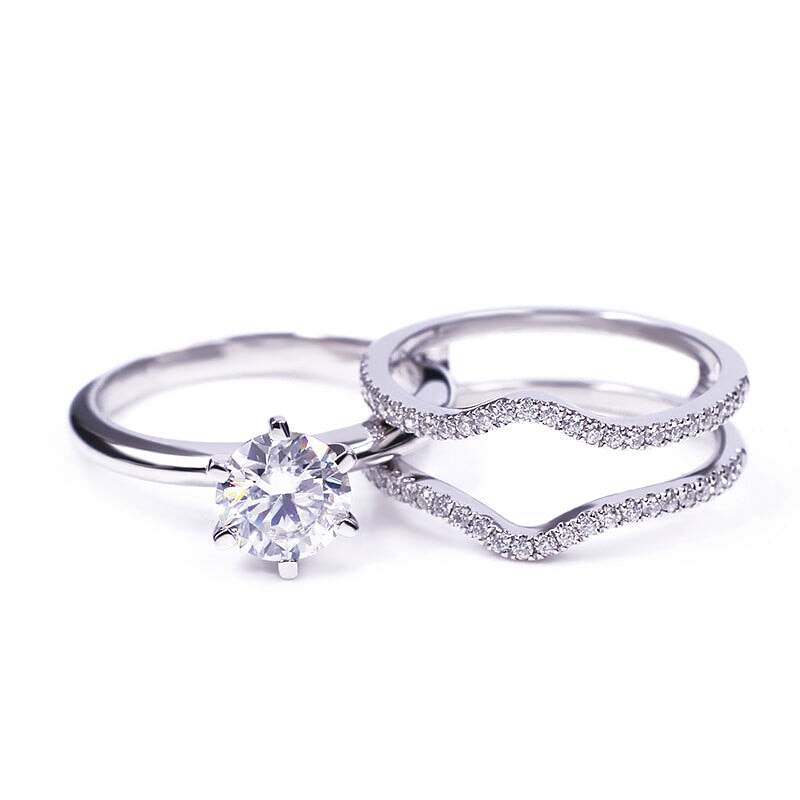 Wedding Ring Sets | Bridal Sets - Engagement Ring + Wedding Band Sets – Everspark